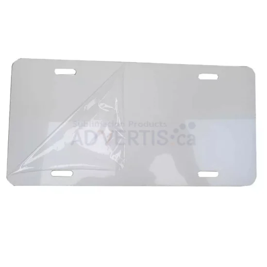 Sublimation Aluminum License Plate, 30x15 cm (11.9"x5.9") - LS-PL-WH