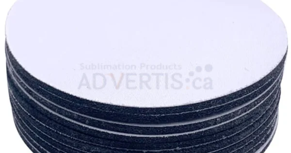 Sublimation Round Rubber Coaster, 10 cm (3.95