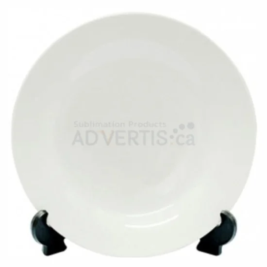 10" Sublimation White Round Ceramic Plate, 25.4 cm. - PL10WH