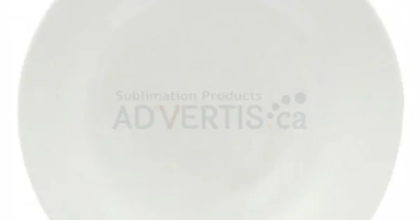 10" Sublimation White Round Ceramic Plate, 25.4 cm. - PL10WH