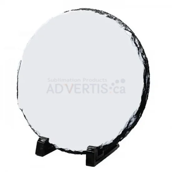 Sublimation Round Photo Slate Rock Stone, 30x30 cm (11.8"x11.8") - RS30RND