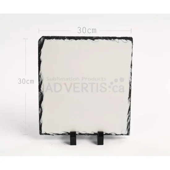 Sublimation Big Square Photo Slate Rock Stone, 30x30 cm